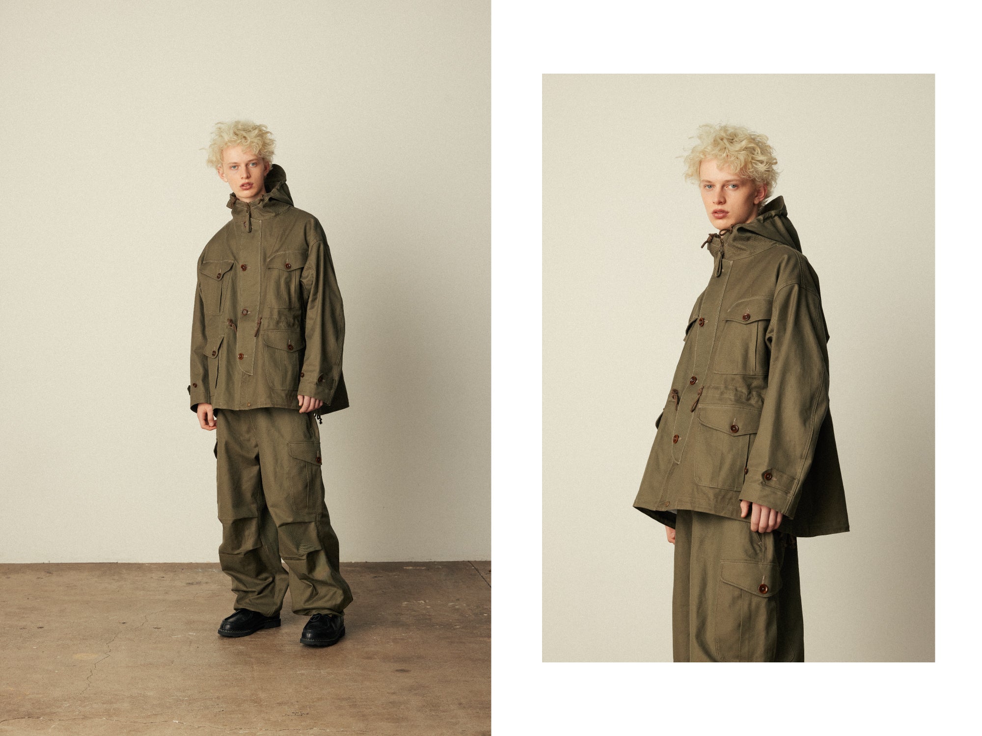 2024 AUTUMN/WINTER COLLECTION – ARMY TWILL